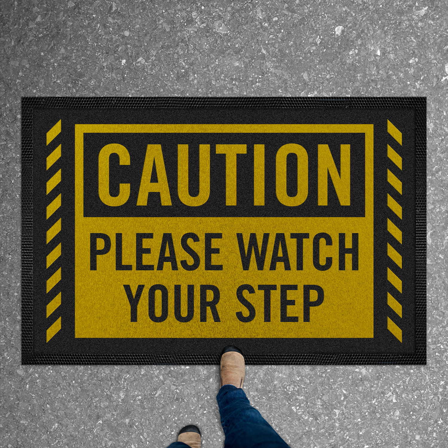 Keep Aisles Clear - Safety Message Mat Signs