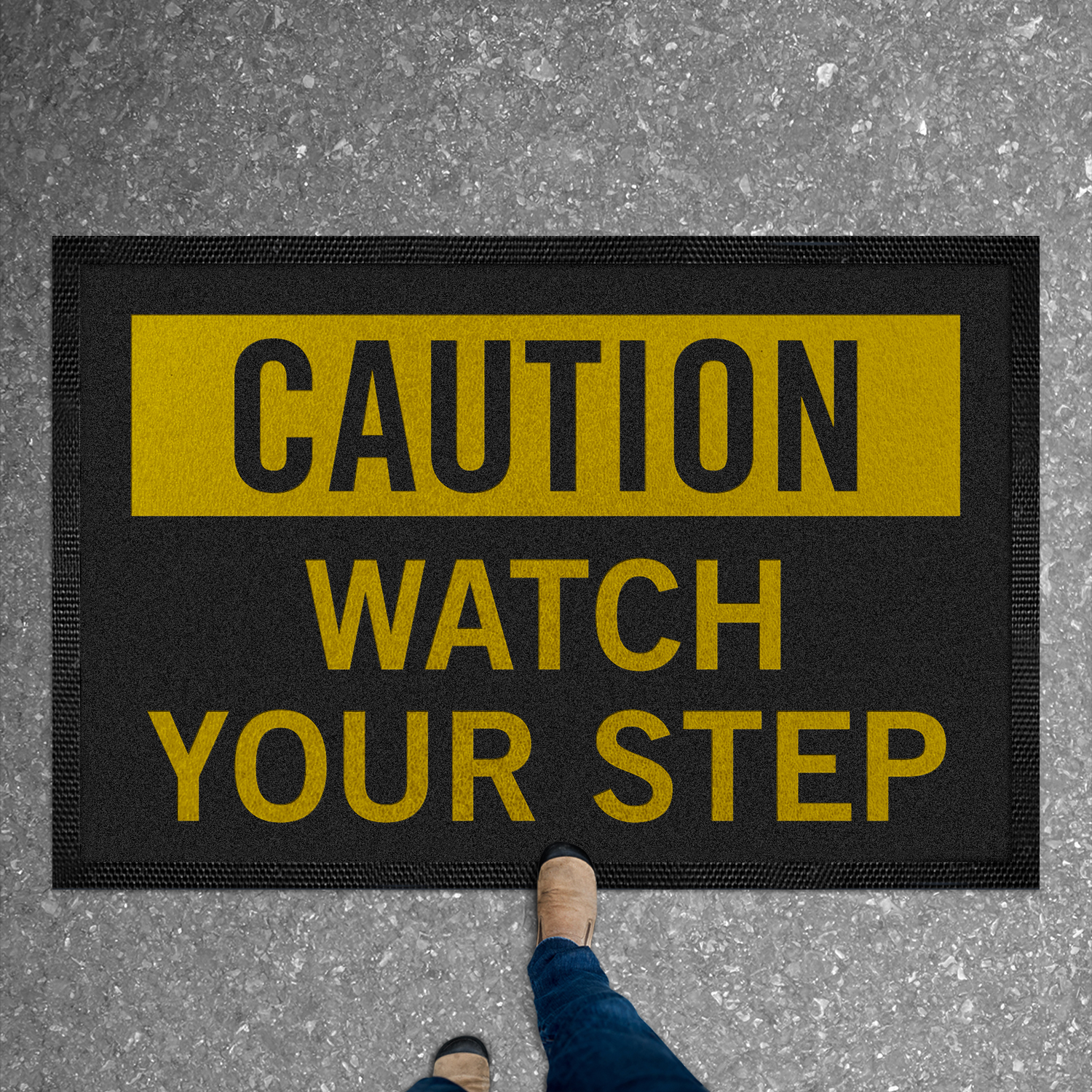 Keep Aisles Clear - Safety Message Mat Signs