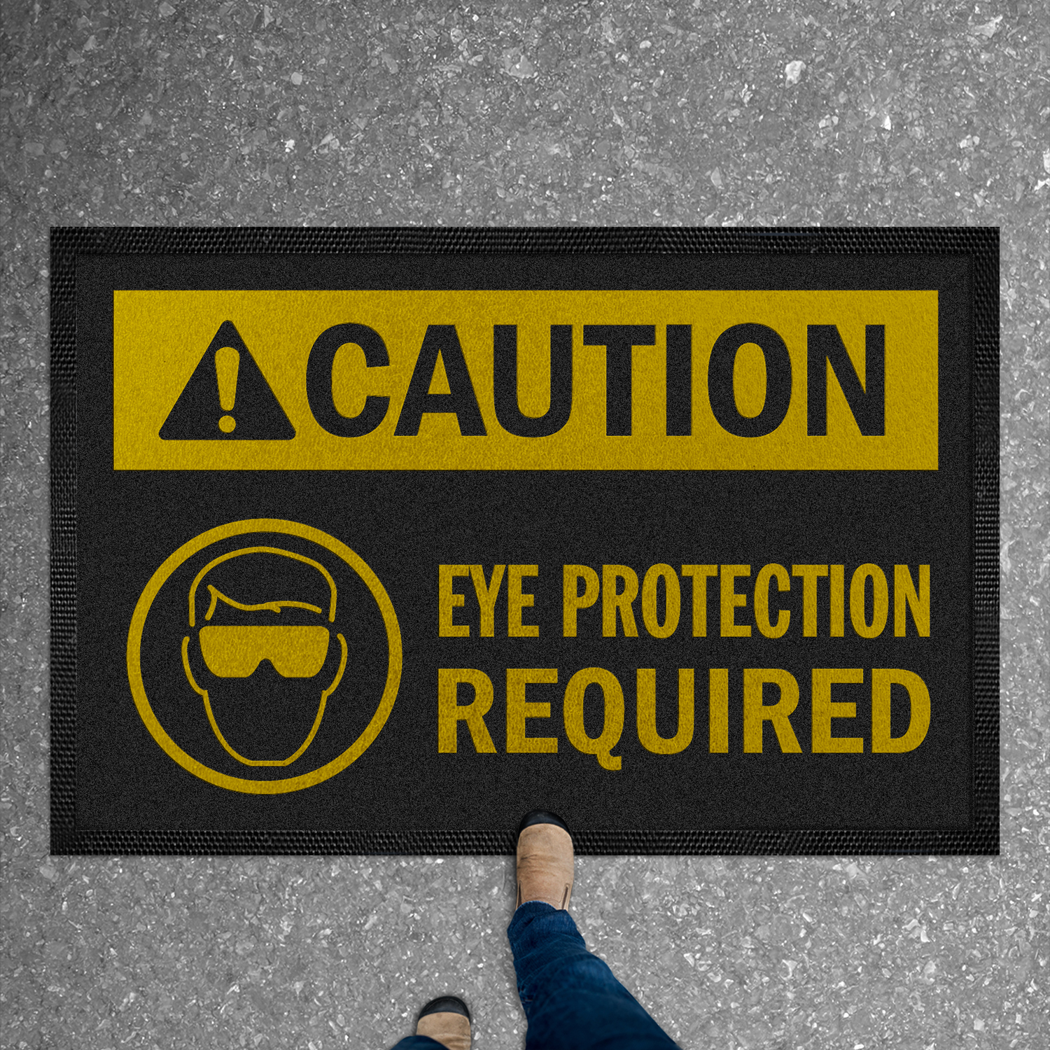 Keep Aisles Clear - Safety Message Mat Signs
