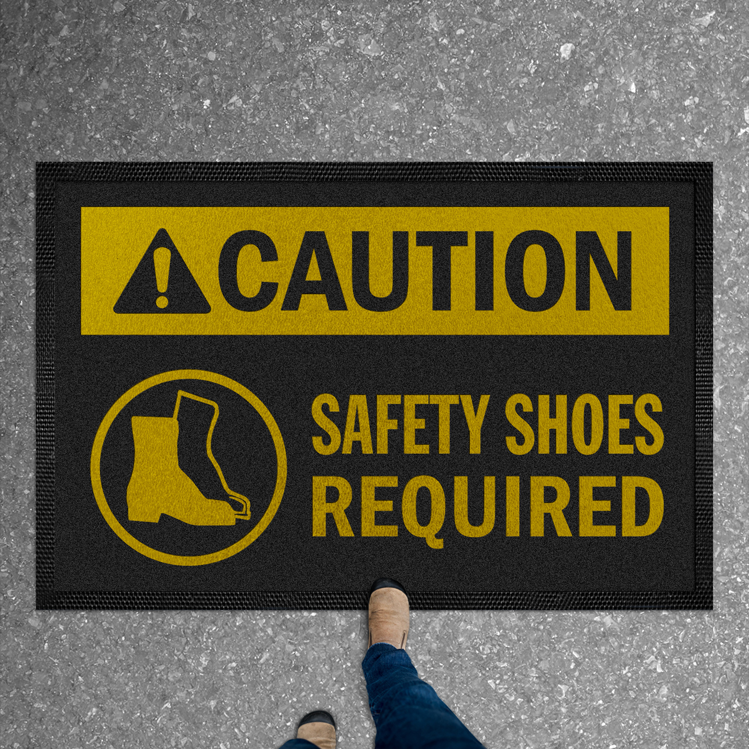 Keep Aisles Clear - Safety Message Mat Signs