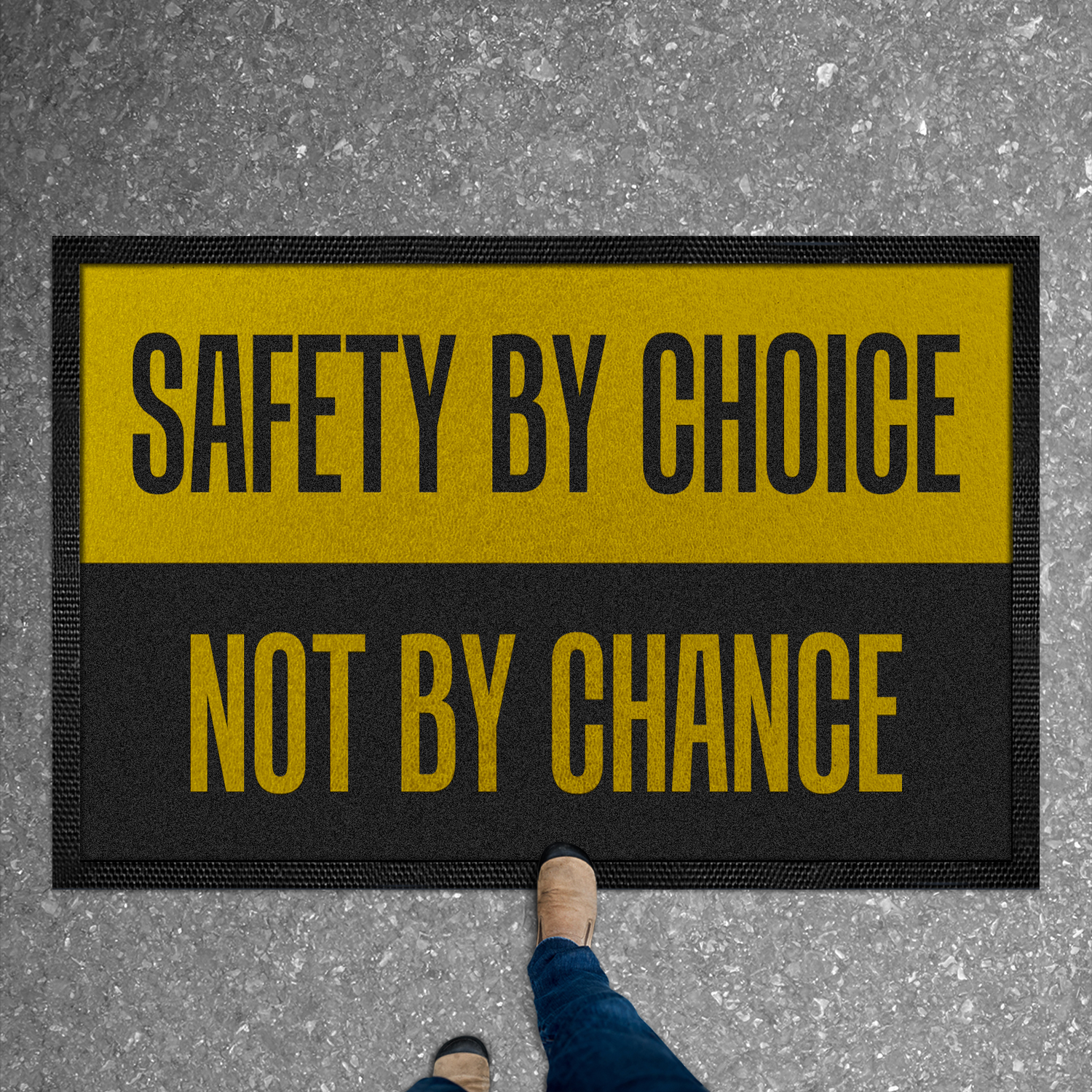 Keep Aisles Clear - Safety Message Mat Signs